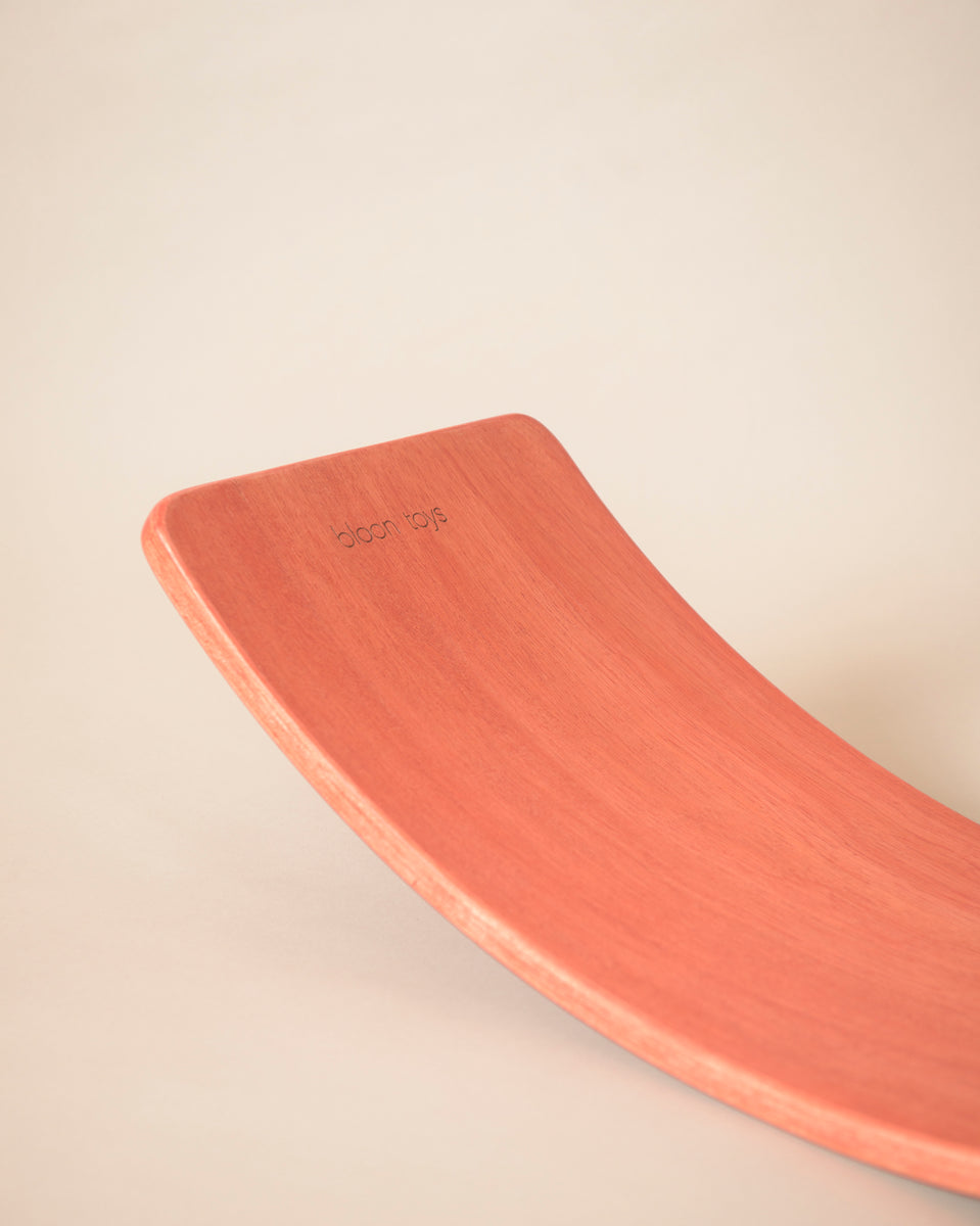 Bloon Toys Curvy Board | Wooden Balance Board | Madder Red – bloon toys